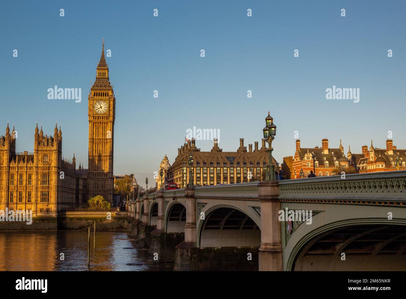 Westminster Palace and Big Ben, the Great Bell of the Great Clock of ...