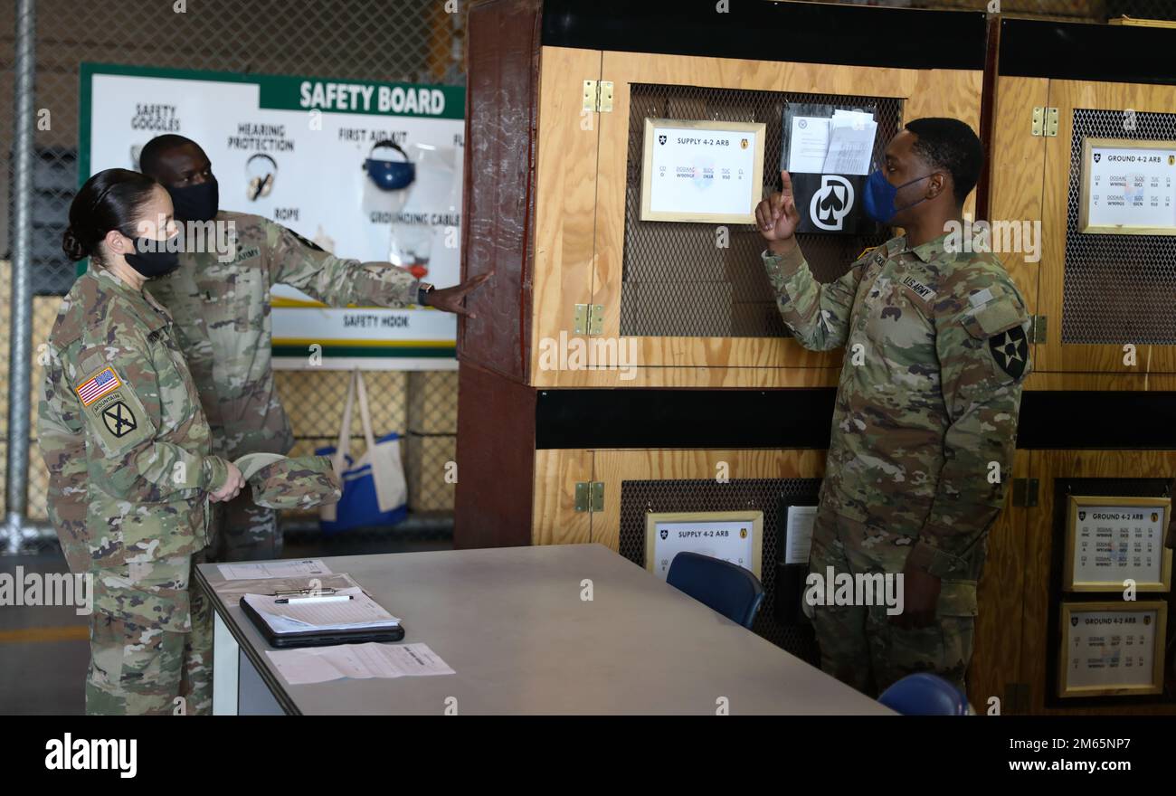 Soldiers from the Supply Support Activity, 602nd Aviation Support ...