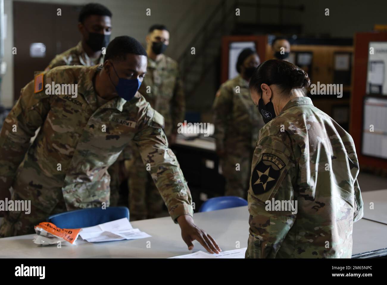 Soldiers from the Supply Support Activity, 602nd Aviation Support ...
