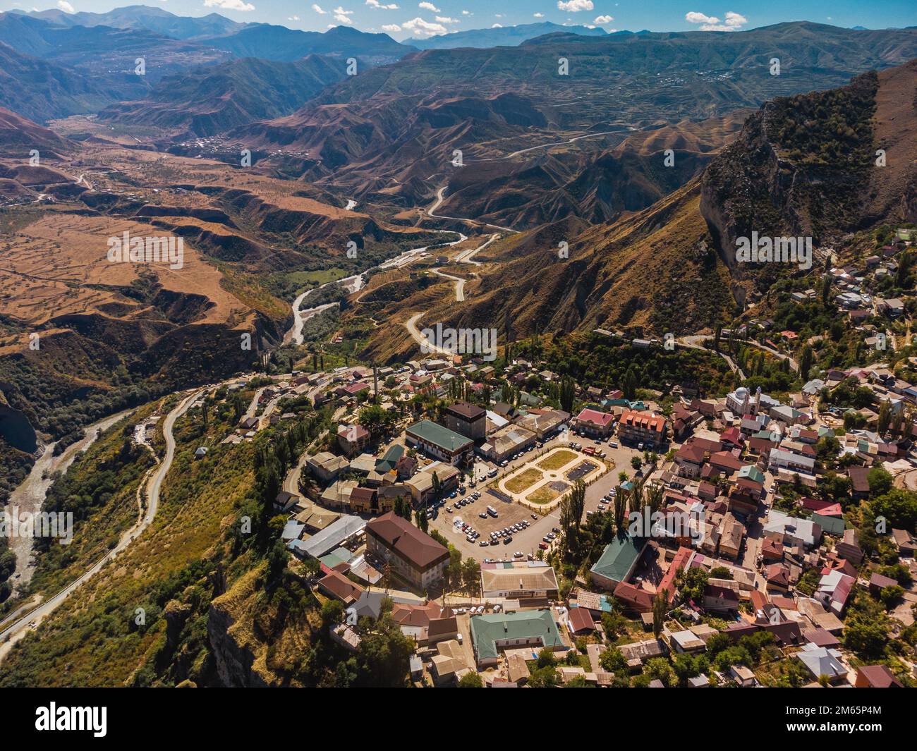 houses of different times in the ancient mountain village of Chokh in ...