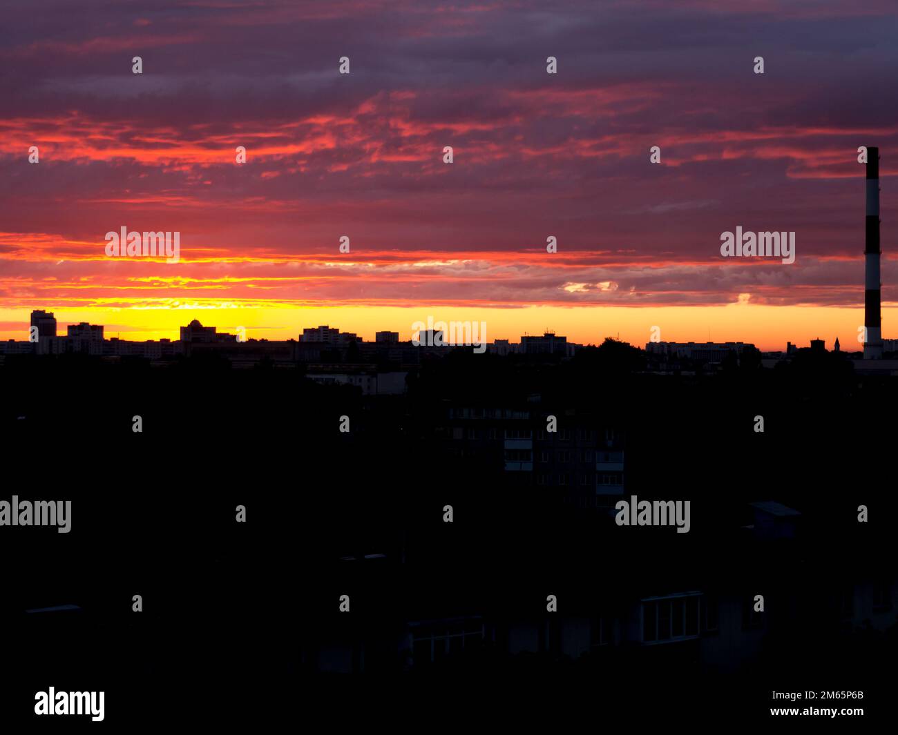 The city outdoor Factory chimneys Stock Photo - Alamy