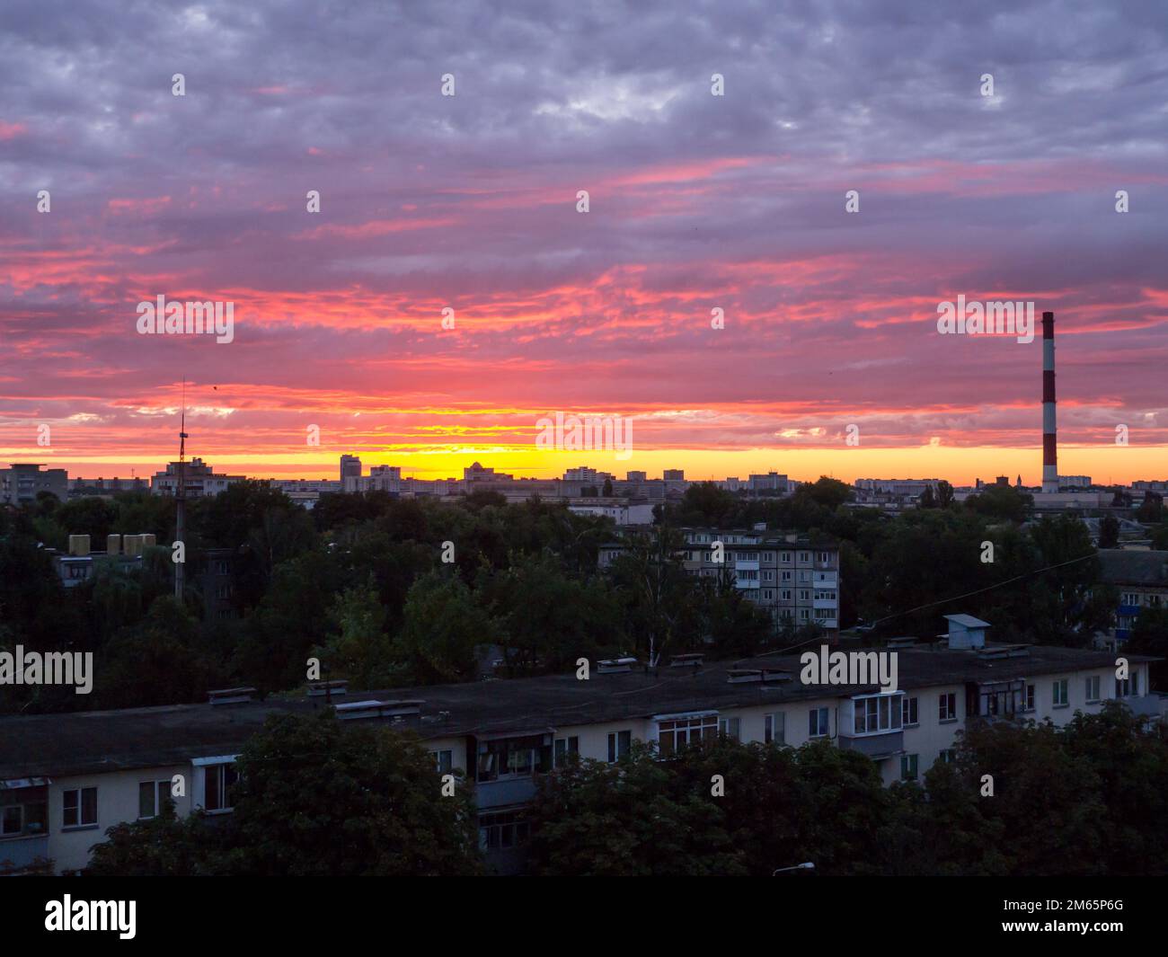 The city outdoor Factory chimneys Stock Photo - Alamy