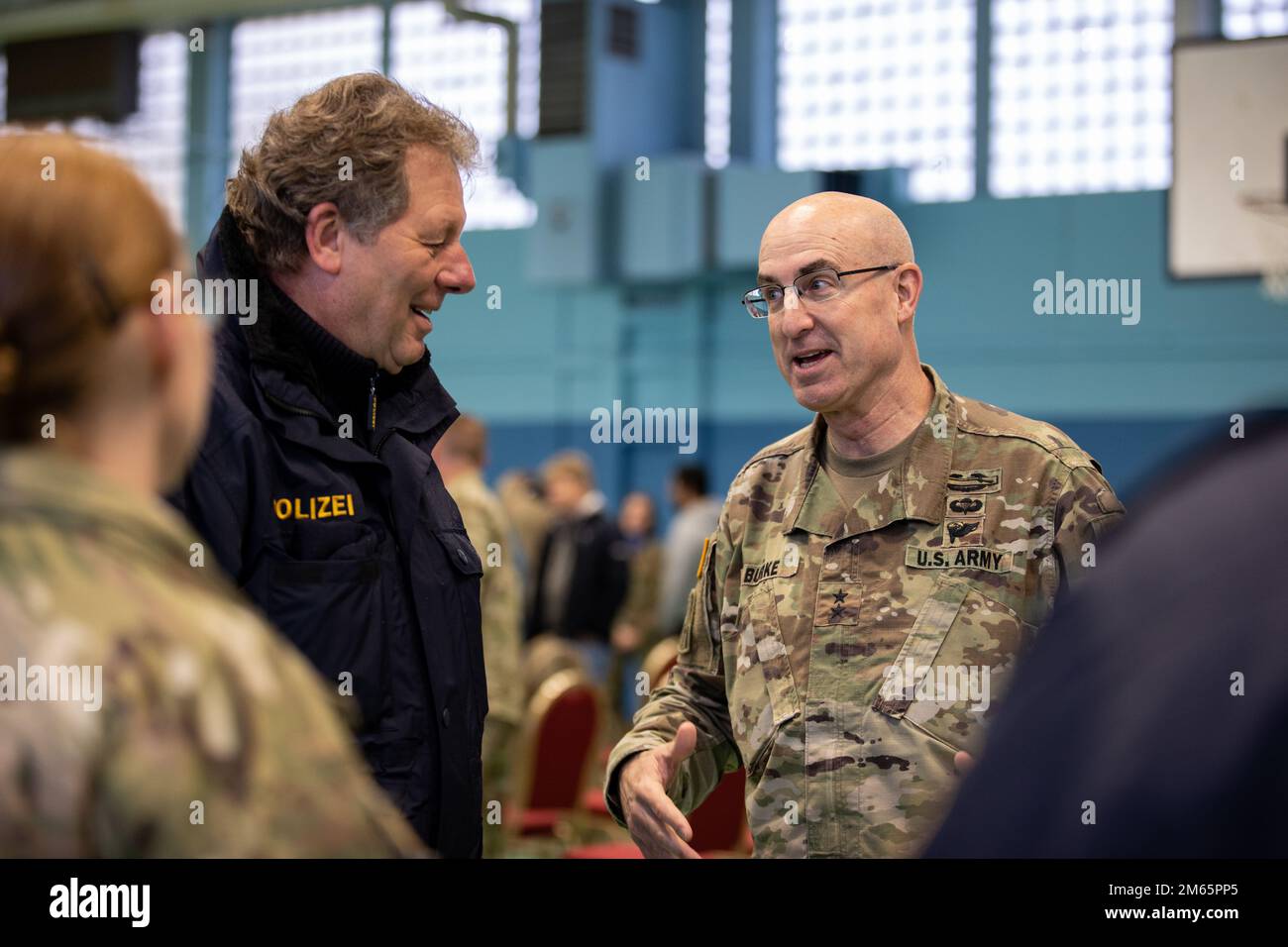 Maj. Gen. Robert Burke, deputy commanding general of support, U.S. Army ...