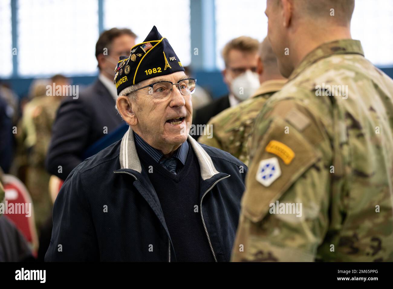 ANSBACH, Germany - Mr. Ken Aungst, commander, American Legion Ansbach ...