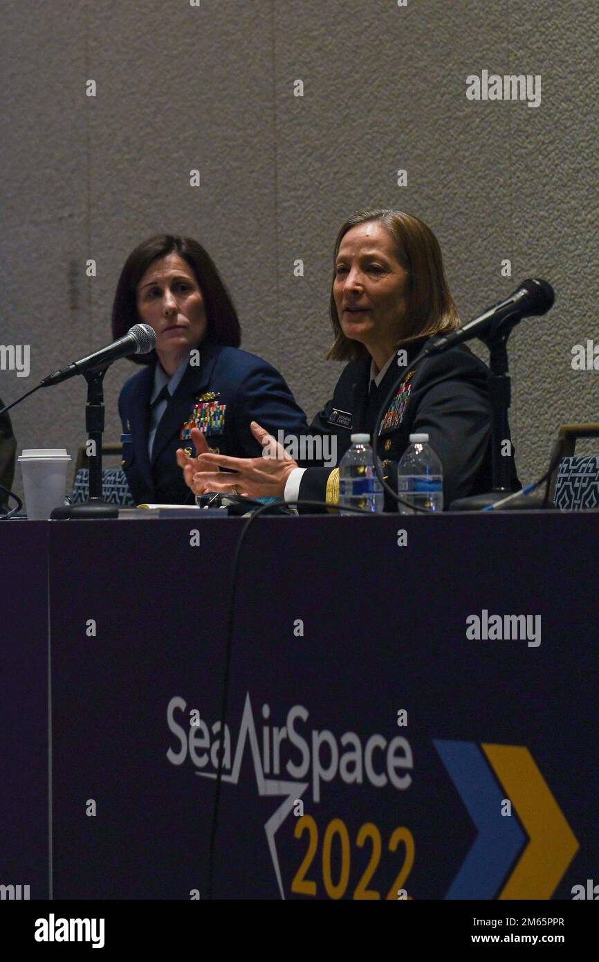NATIONAL HARBOR, Md. (April 5, 2022) Rear Adm. Shoshana Chatfield ...