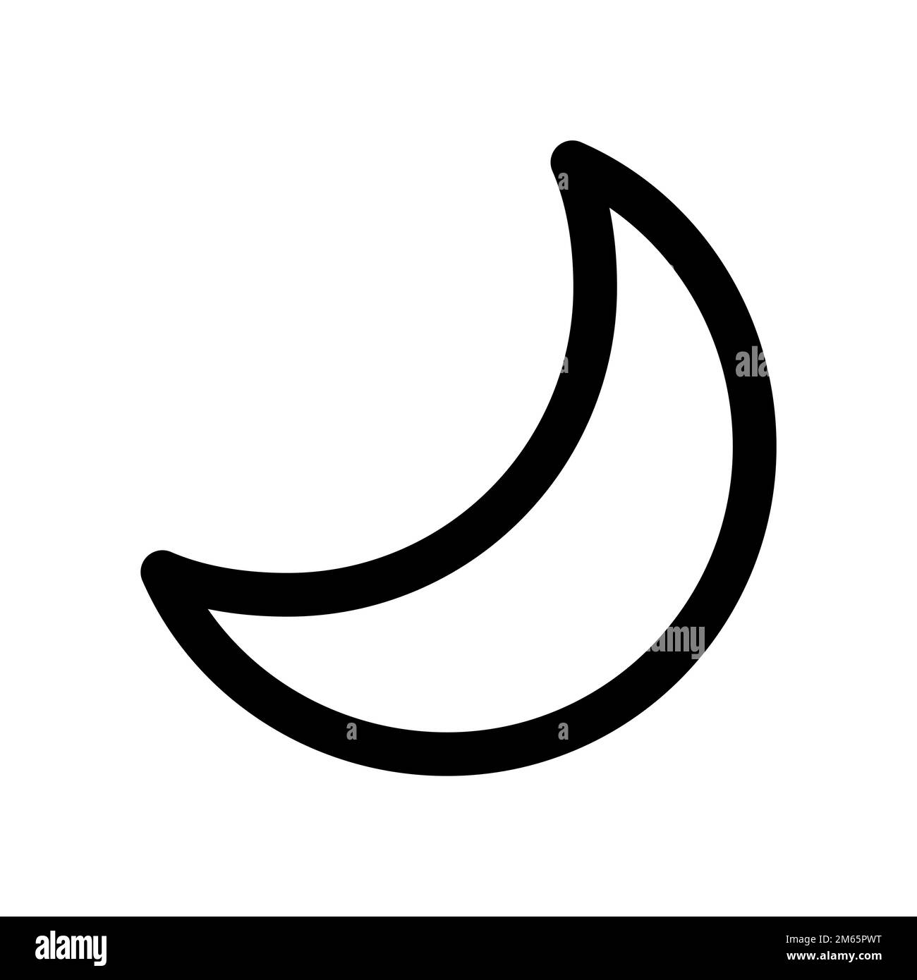 Simple Moon Outline