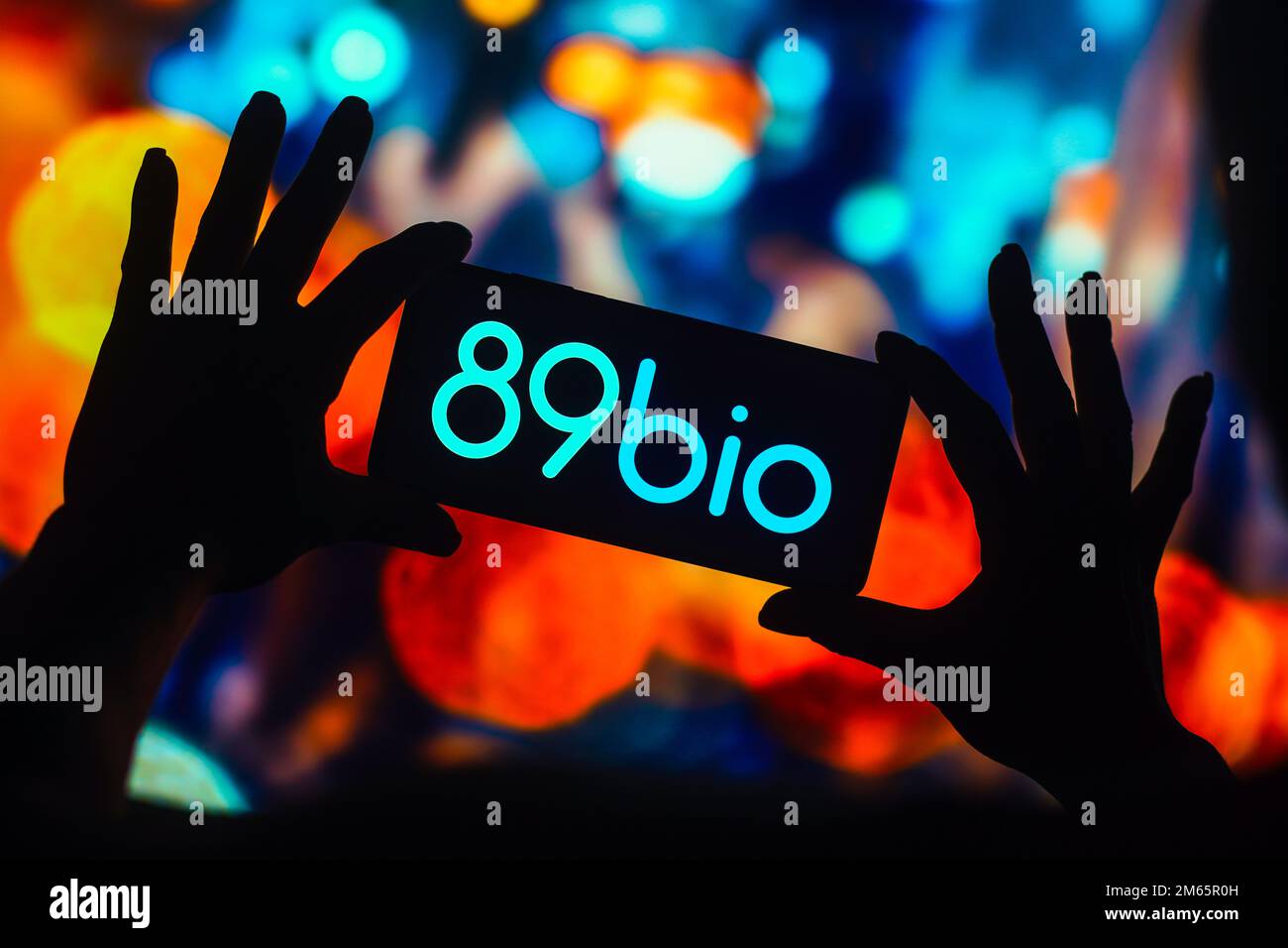 Brazil. 02nd Jan, 2023. In this photo illustration, the 89Bio logo is ...