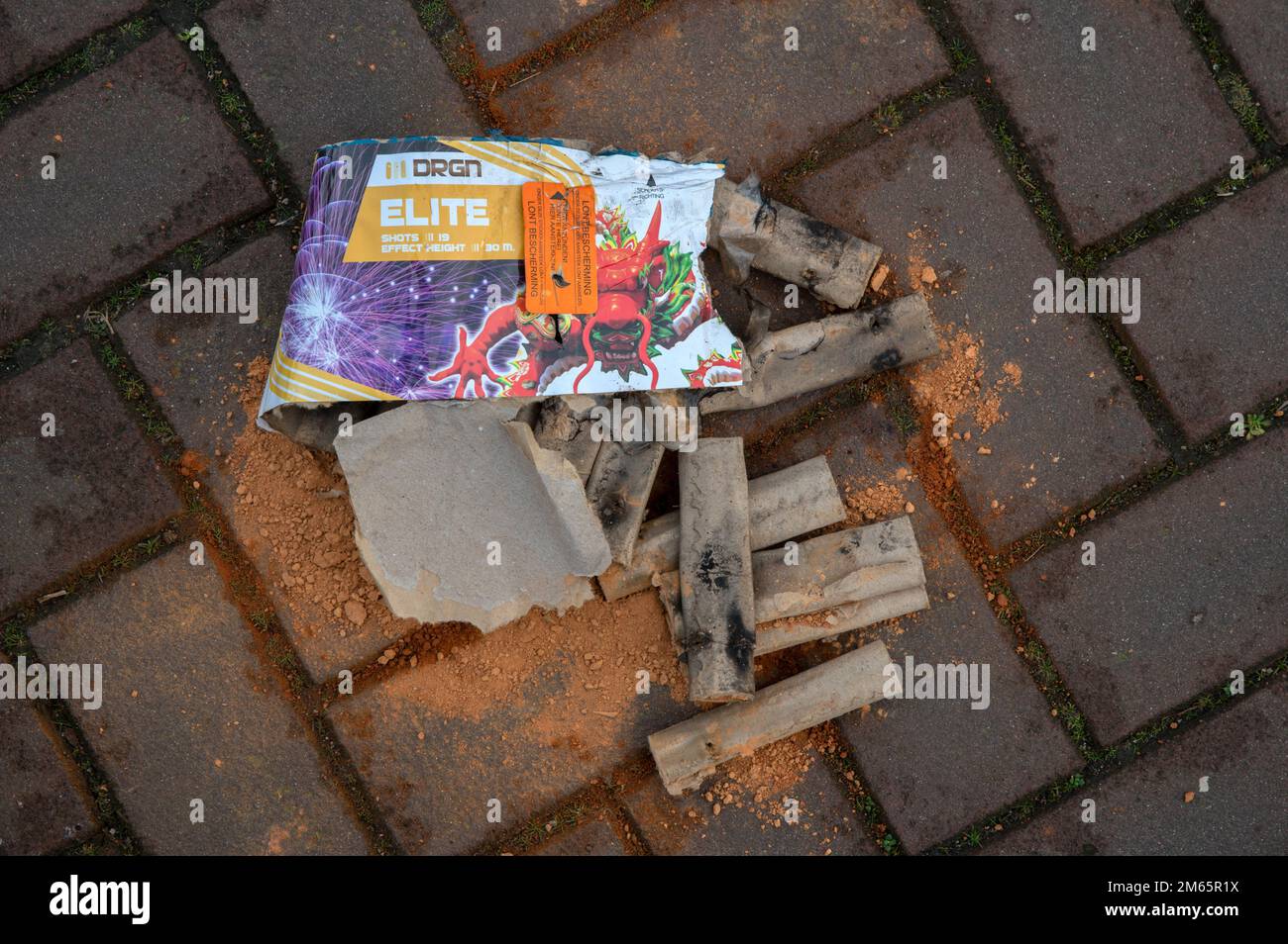 Fireworks Trash At Amsterdam The Netherlands 1-1-2023 Stock Photo - Alamy