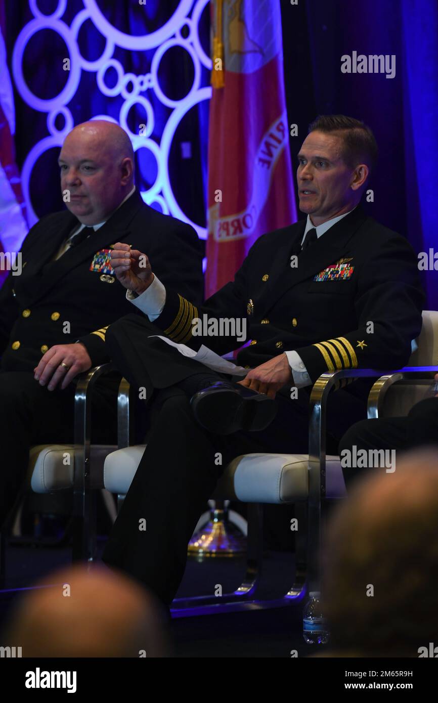 NATIONAL HARBOR, Md. (April 5, 2022) Capt. Brent Gaut, commanding ...