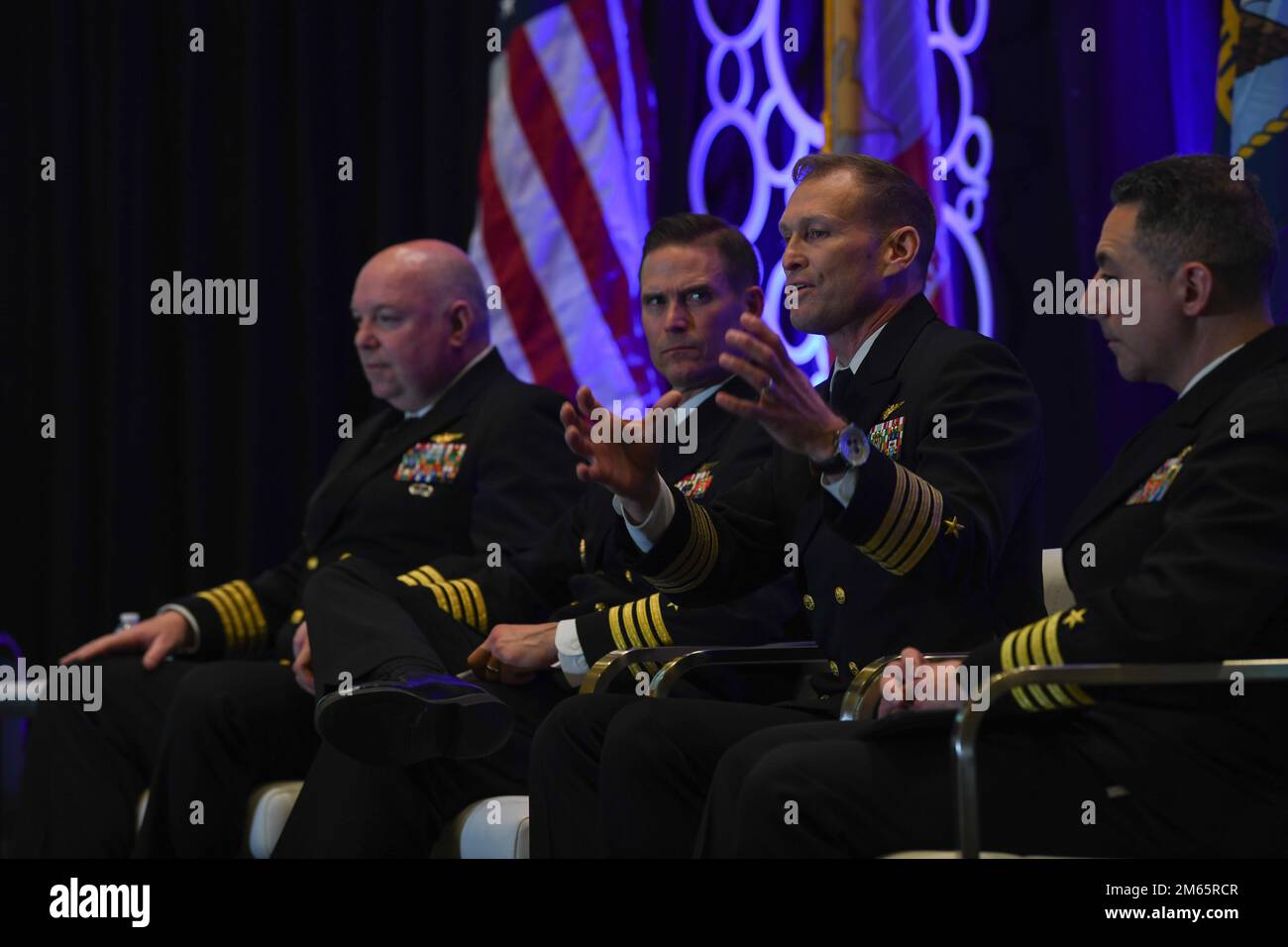 NATIONAL HARBOR, Md. (April 5, 2022) Capt. Cassidy Norman, commanding ...