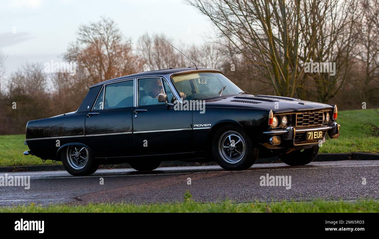 1972 Rover 3500 S classic British car Stock Photo - Alamy
