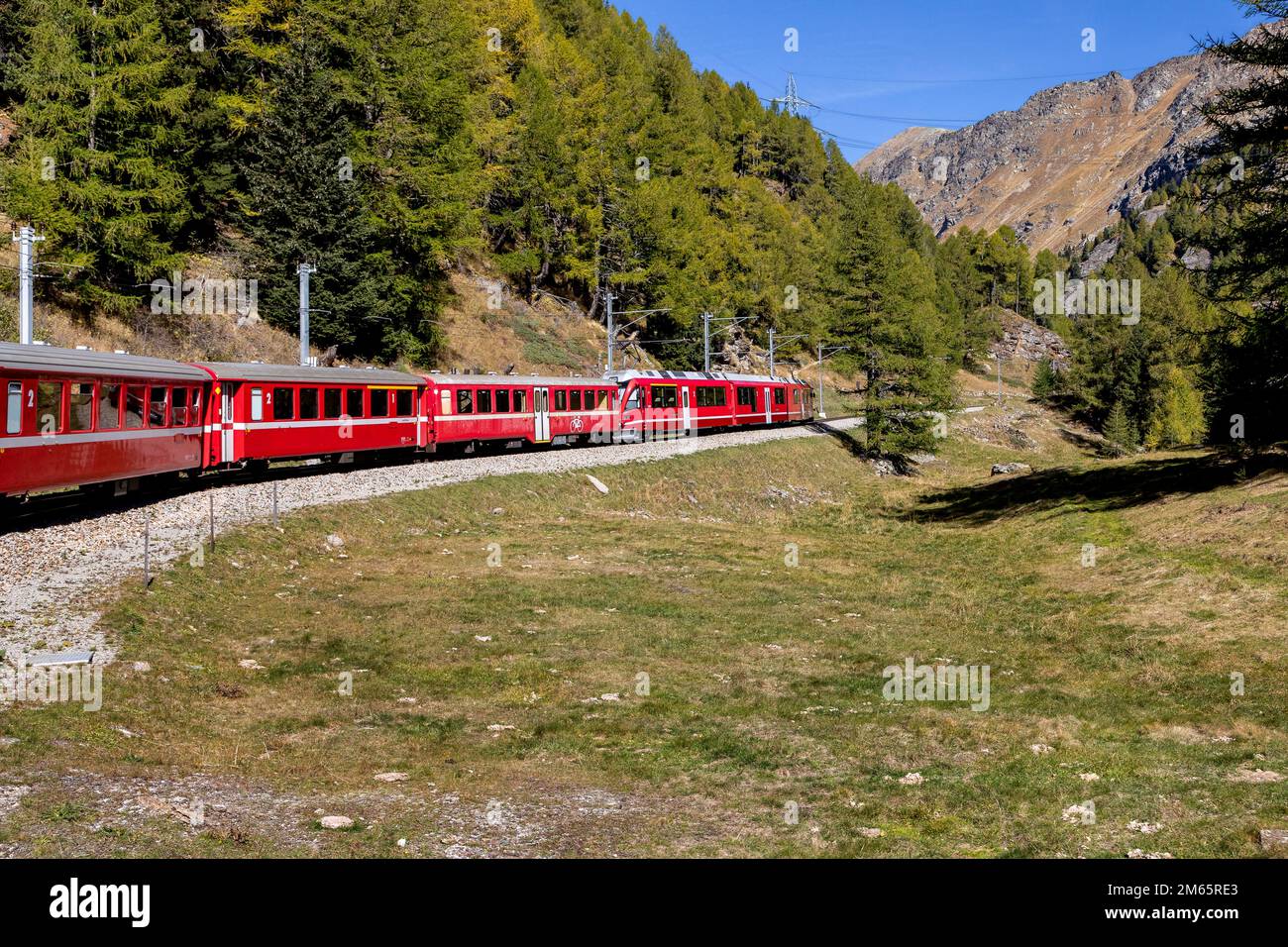 Bernina express railway hi-res stock photography and images - Alamy