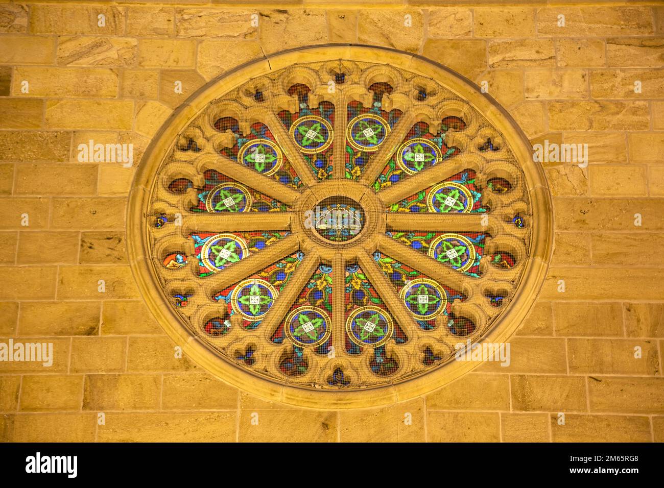 Romanesque rose window hi-res stock photography and images - Alamy