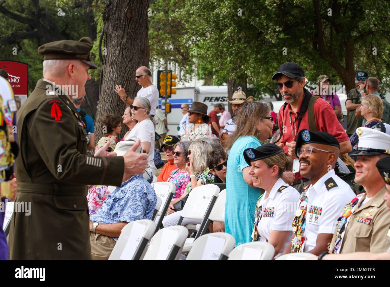 U.S. Army Lt. Gen. John Evans, commanding general of U.S. Army North ...
