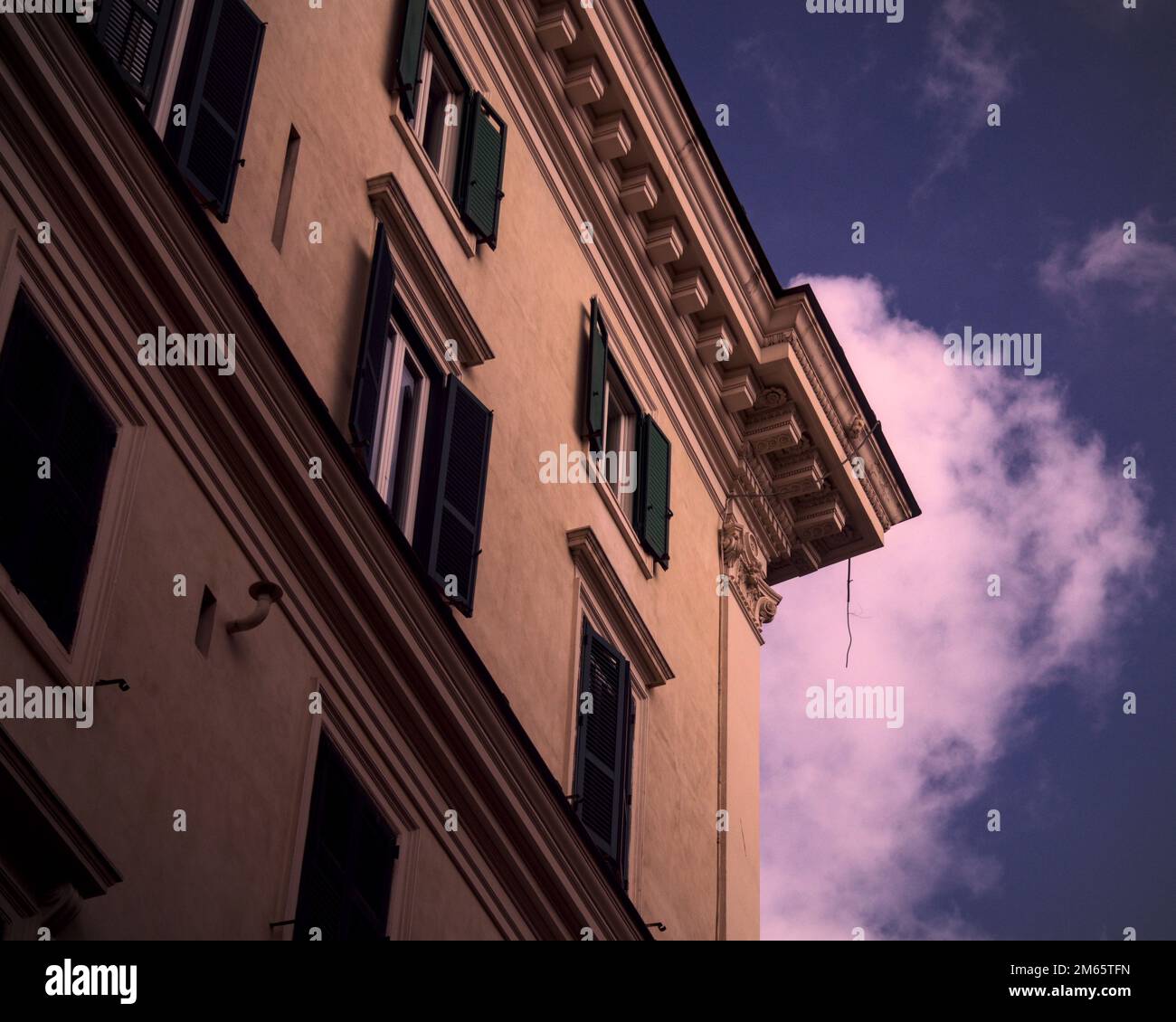 window background, Rome, Italy. old architecture building background ...