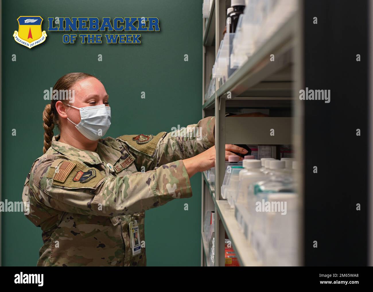 U.S. Air Force Tech. Sgt. Brittany Wallace, pharmacy flight chief of ...
