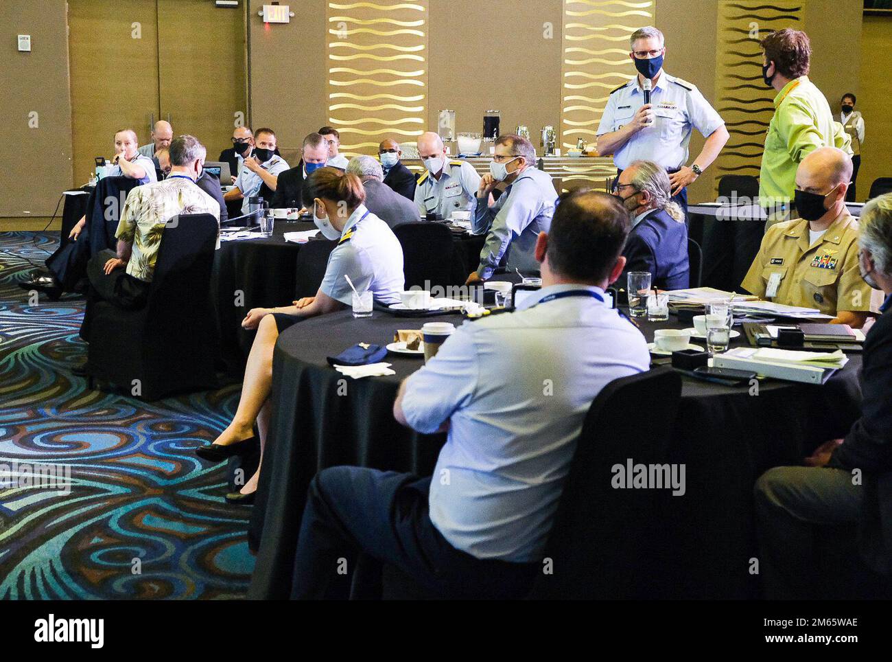 Deputy commander of coast guard pacific area hi-res stock photography ...