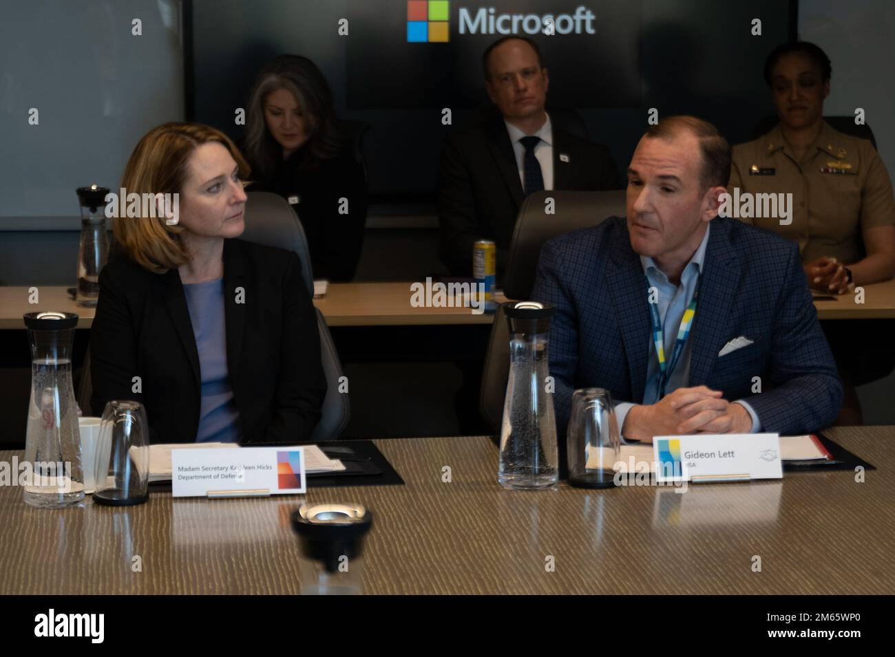 Deputy Secretary of Defense, Dr. Kathleen H. Hicks and Gideon Lett ...