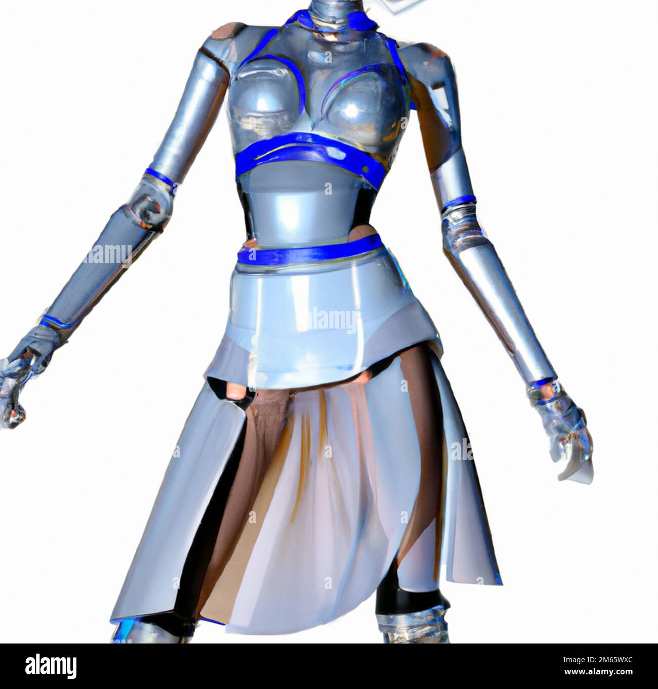 a robot dressed as a woman Stock Photo - Alamy