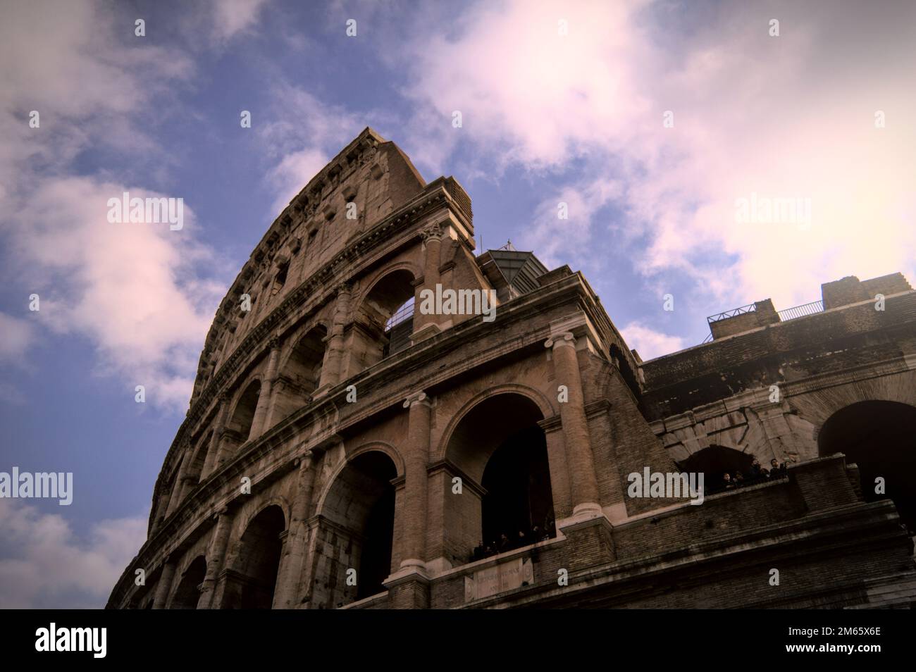 historical building of coliseum theater arena by roman empire ...