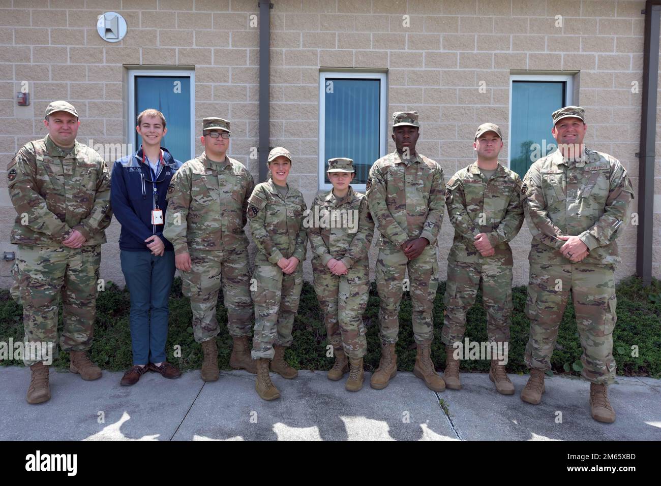 U.S. Airmen assigned to the 325th Communications Squadron client ...