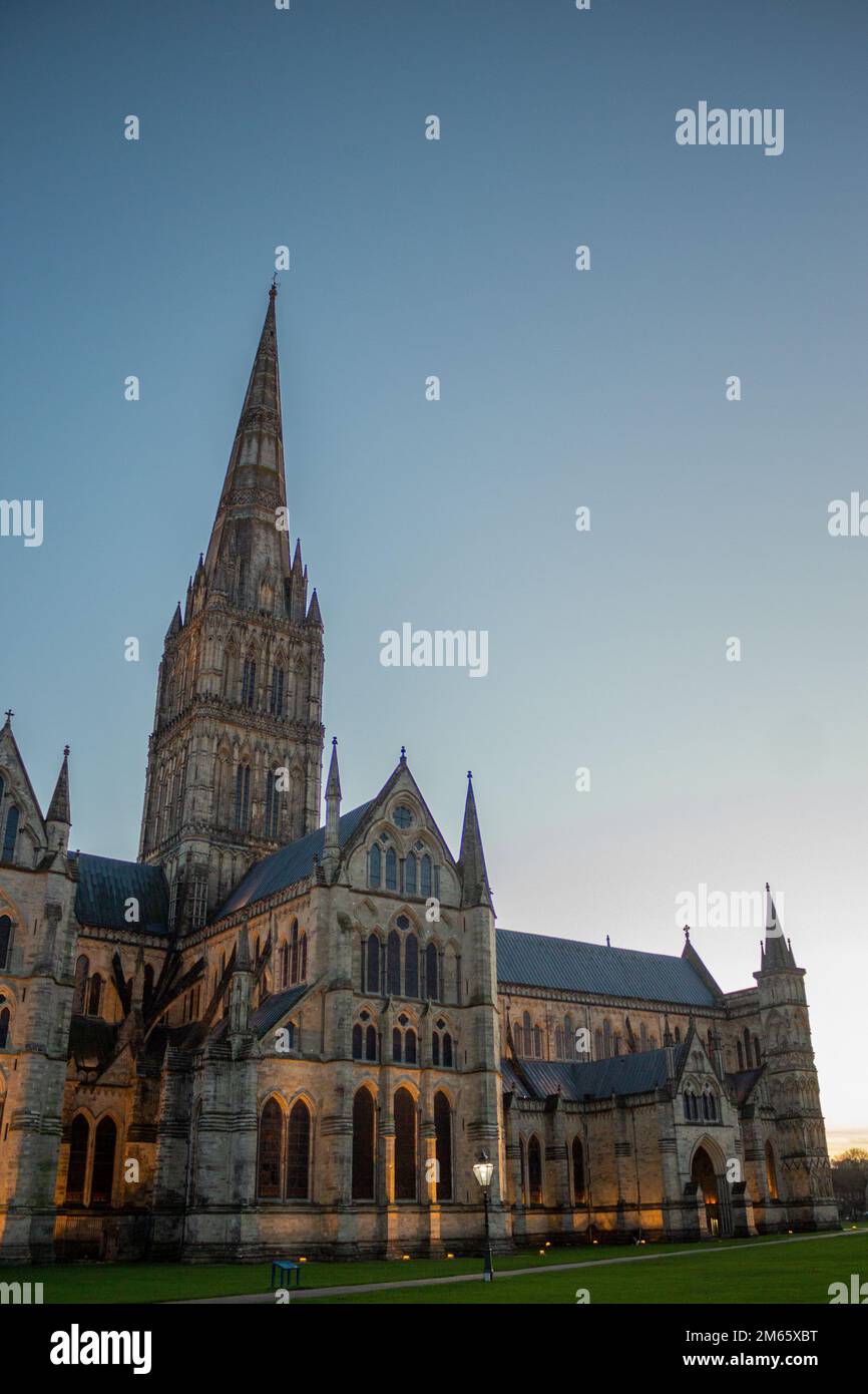 Salisbury Cathedral, formally the Cathedral Church of the Blessed ...