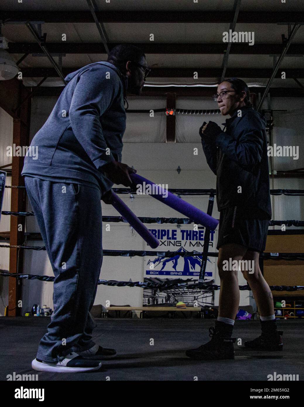 Pvt. Guadalupe Gutierrez, a boxer assigned to the U.S. Army World Class ...
