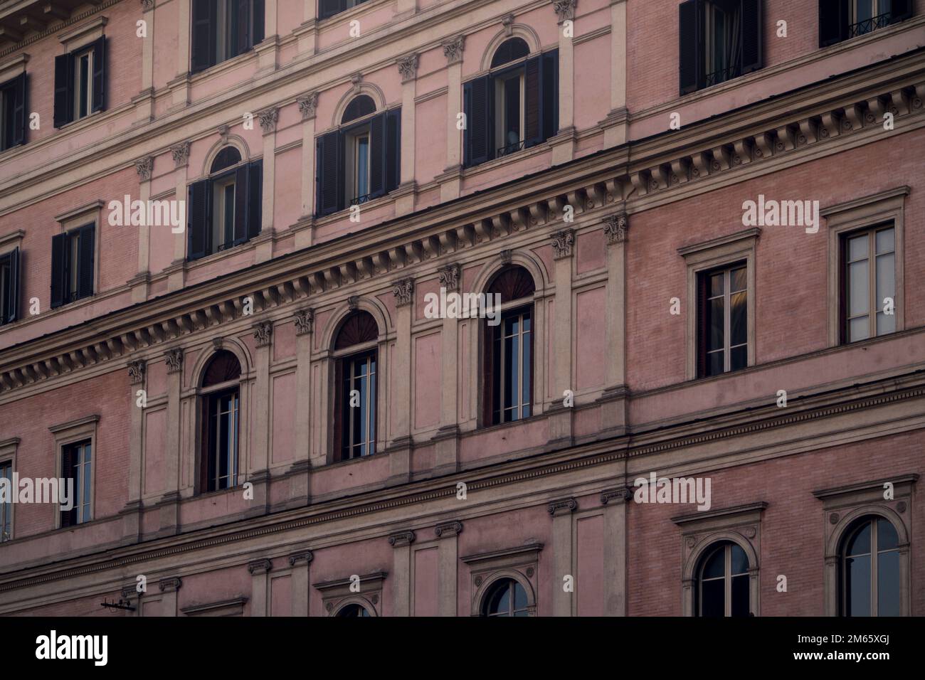 window background, Rome, Italy. old architecture building background ...