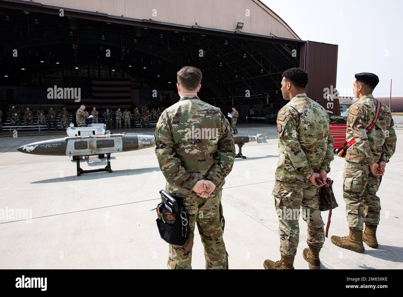 Members with the 36th Aircraft Maintenance Unit prepare for the 51st ...