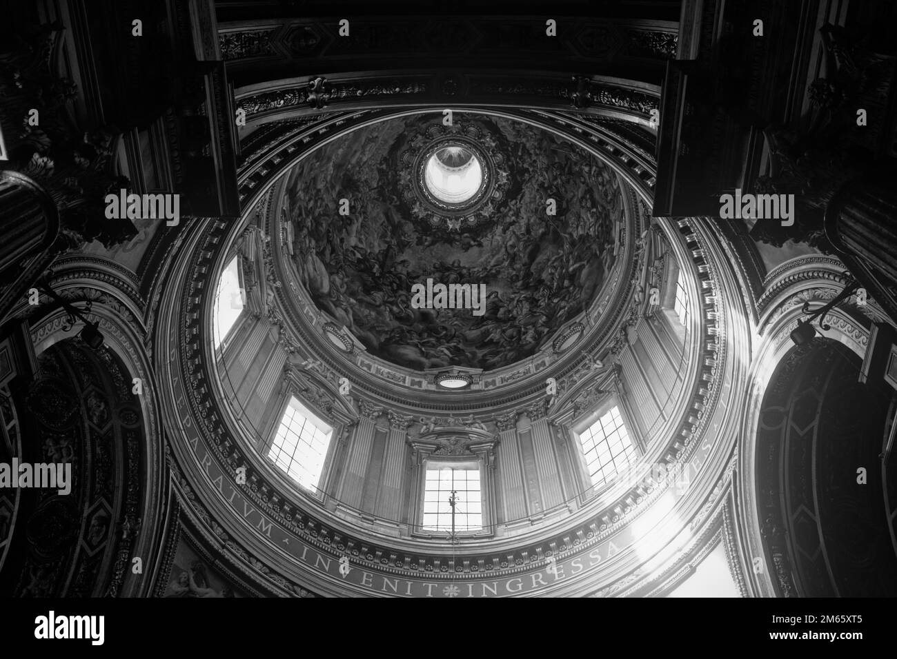 baroque old church of saint agneses in agone in piazza navona. sant ...