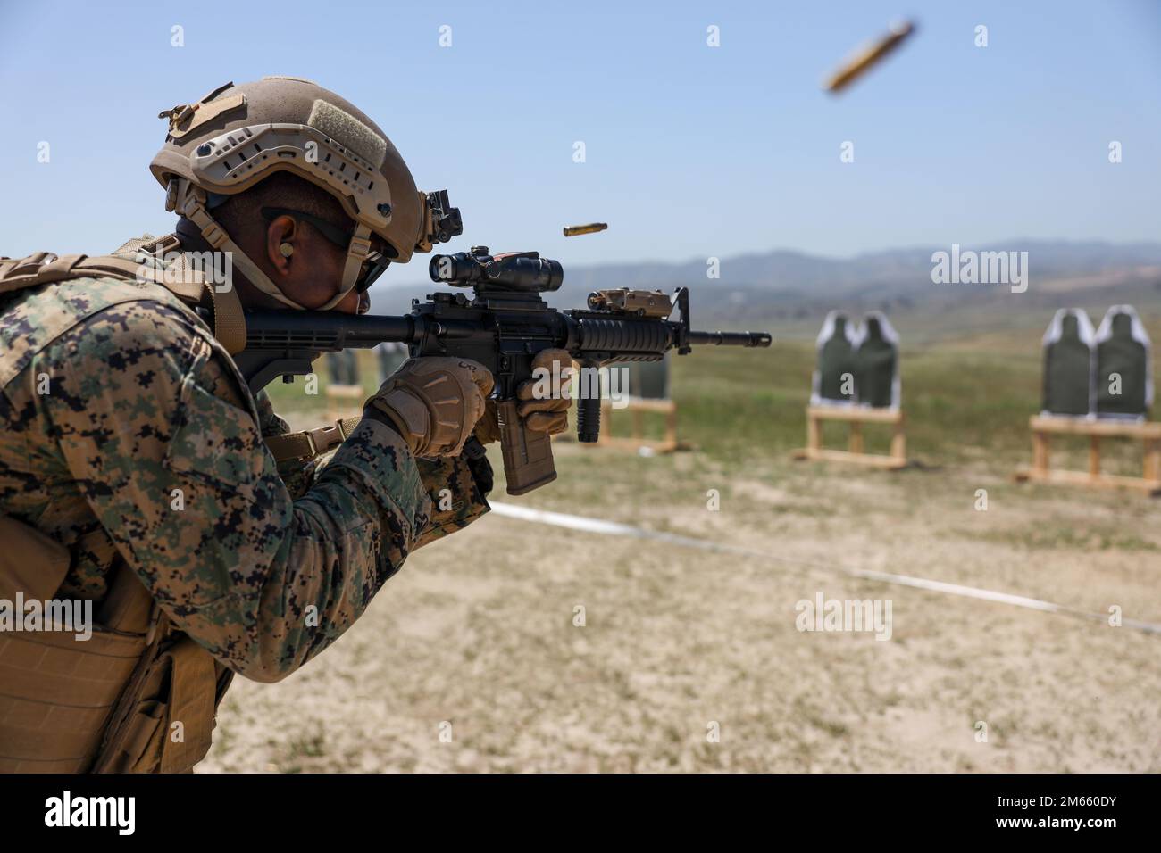 U.S. Marine Corps Lt. Col. McDaniel Sharber, commanding officer of 1st ...