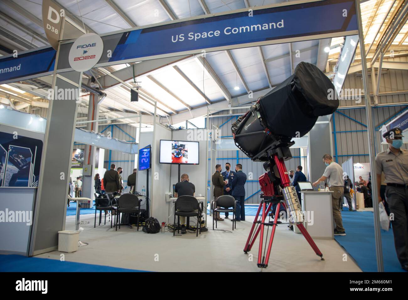 U.S. Air Force Academy’s Falcon Telescope sits on display at Chile’s ...