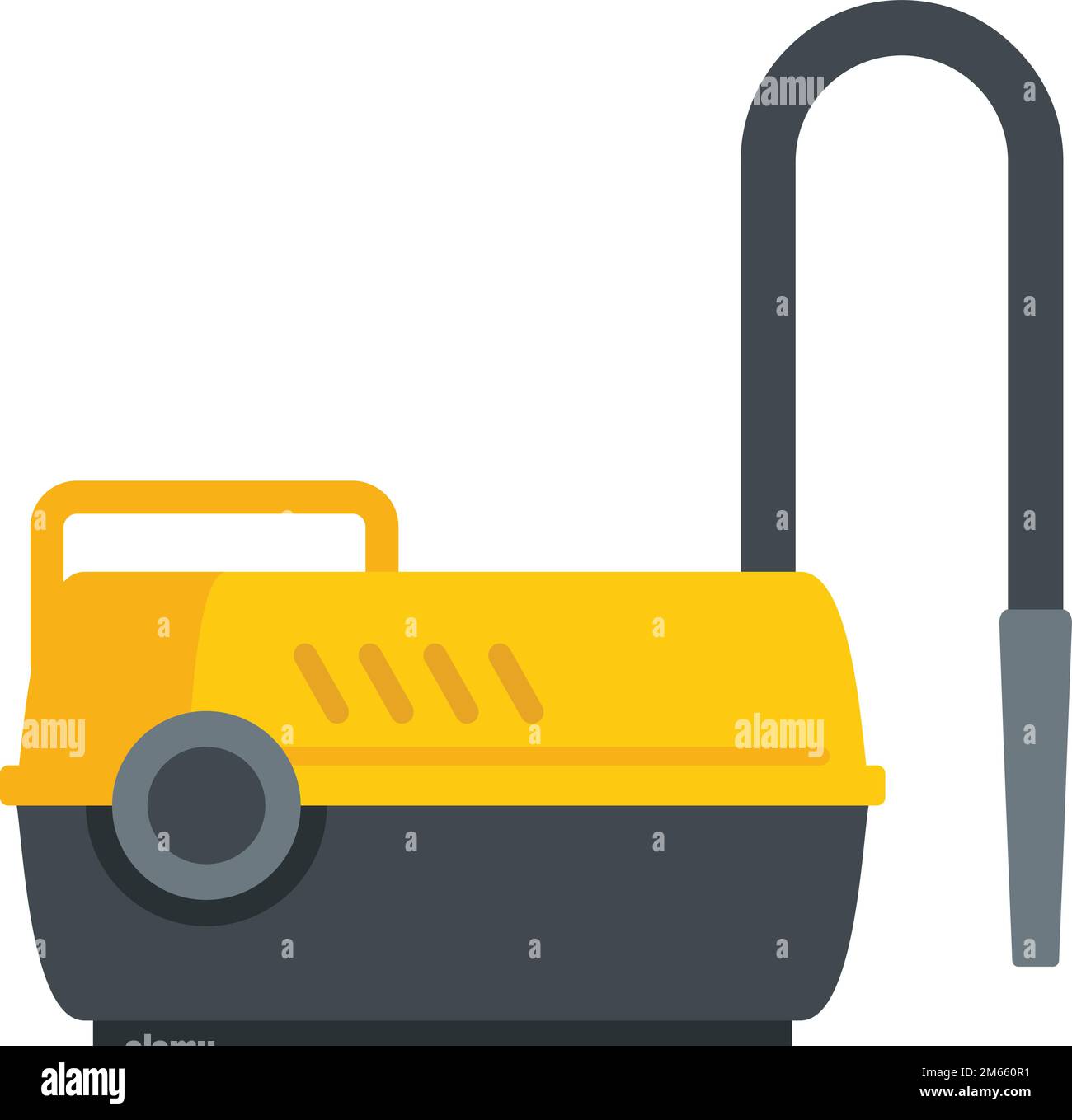 Electric air pump icon flat vector. Compressor paint. Machine spray isolated Stock Vector Image ...