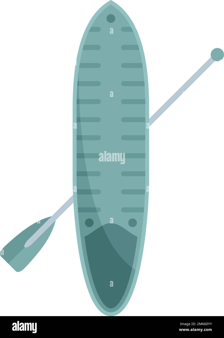Adventure sup board icon flat vector. Paddle surf. Stand up isolated ...