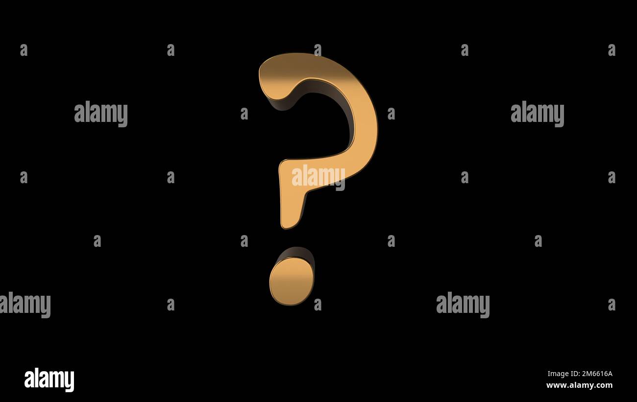 4k 3d animation question mark hi-res stock photography and images - Alamy