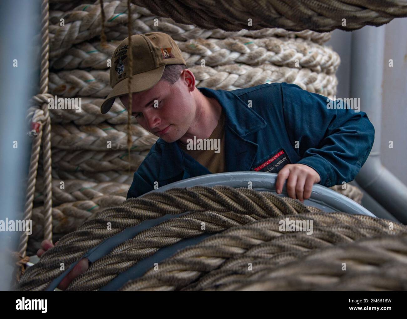 PACIFIC OCEAN (April 5, 2022) Seaman River Wheeler, a native of ...