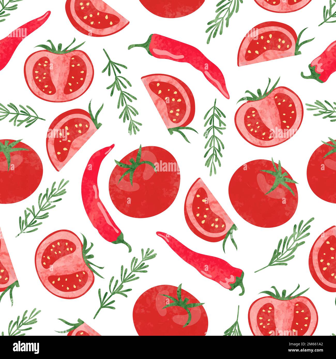 Hot peppers watercolor Stock Vector Images - Alamy