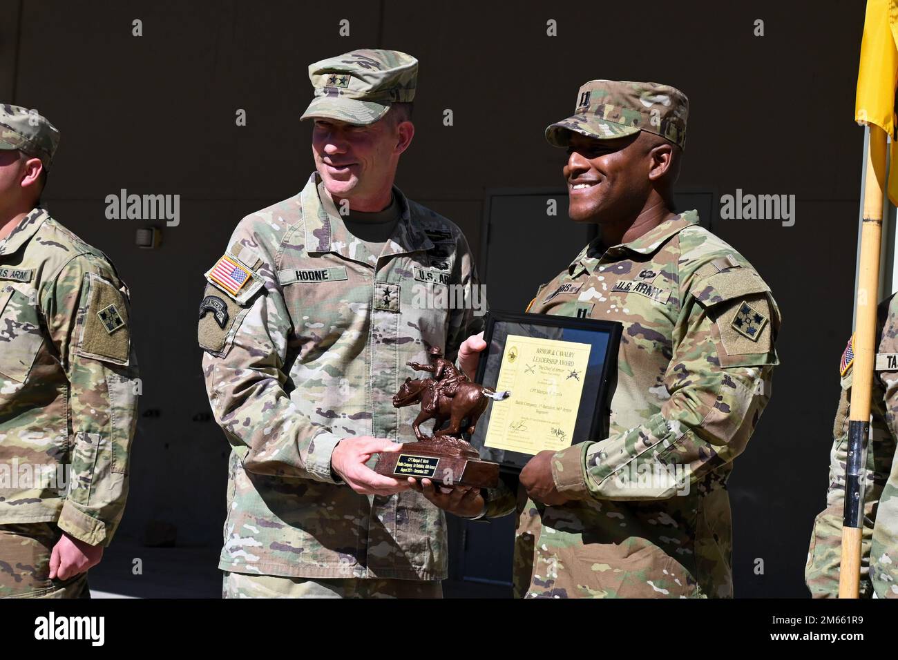Maj. Gen. David Hodne, commanding general of the 4th Infantry Division ...