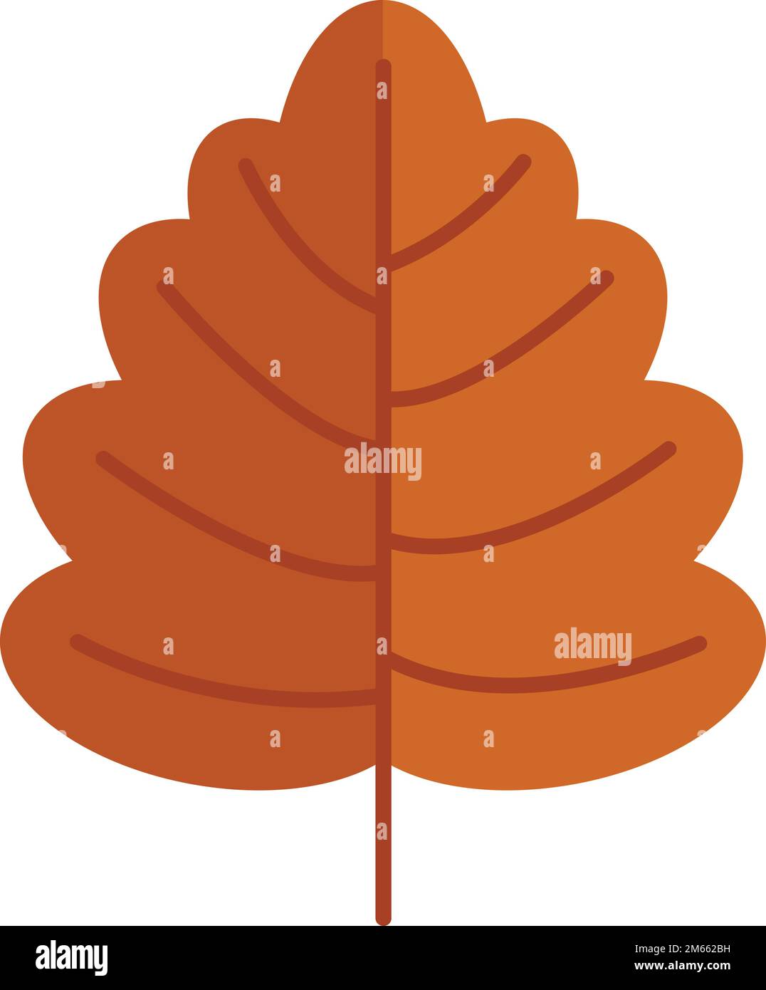 Autumn leaves icon flat vector. Fall leaf. Tree foliage isolated Stock ...