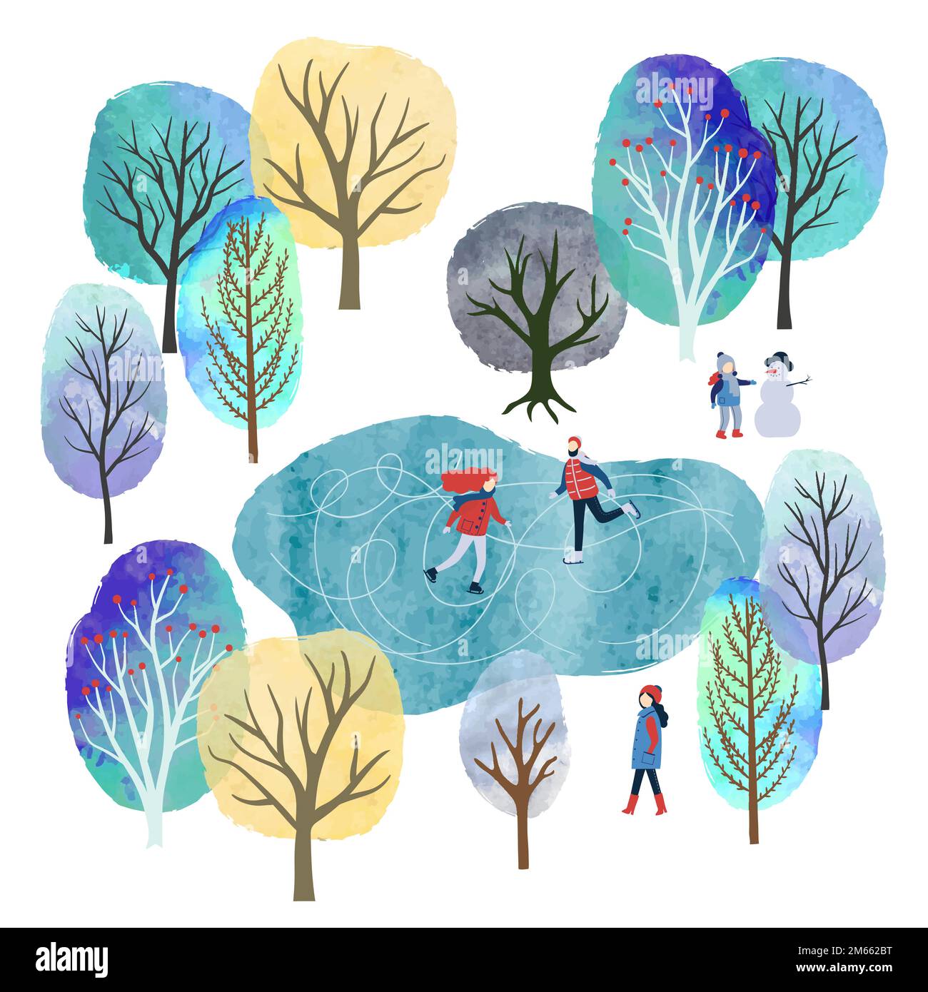 Outdoor season and games Stock Vector Images - Alamy