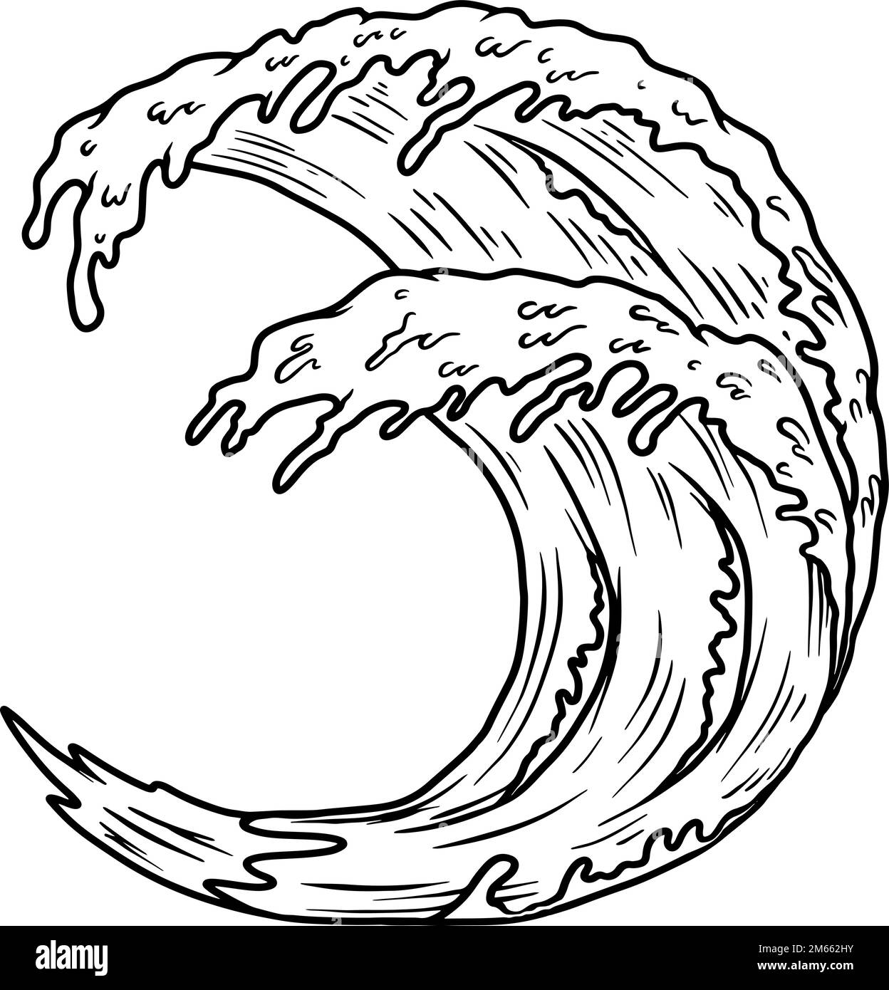 Tidal pattern Cut Out Stock Images & Pictures - Alamy