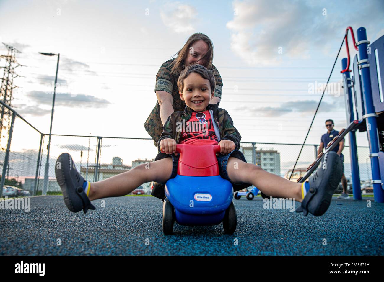 U.S. Marine Corps Staff Sgt. Felicia White, the custodian of postal ...