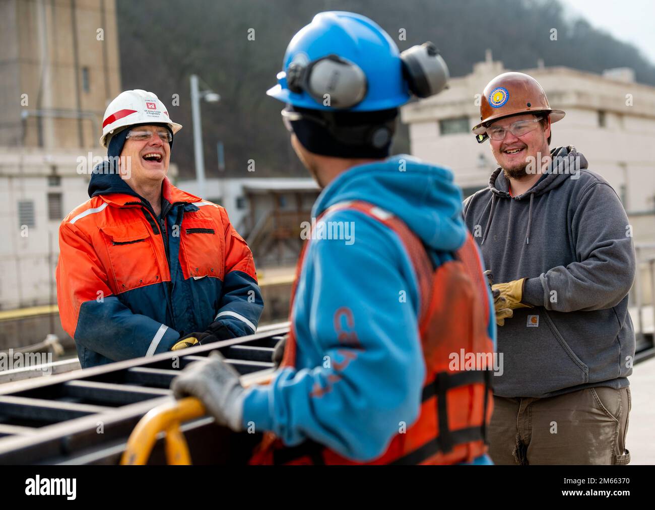 Shawn Soltis, a field engineer with the U.S. Army Corps of Engineers ...