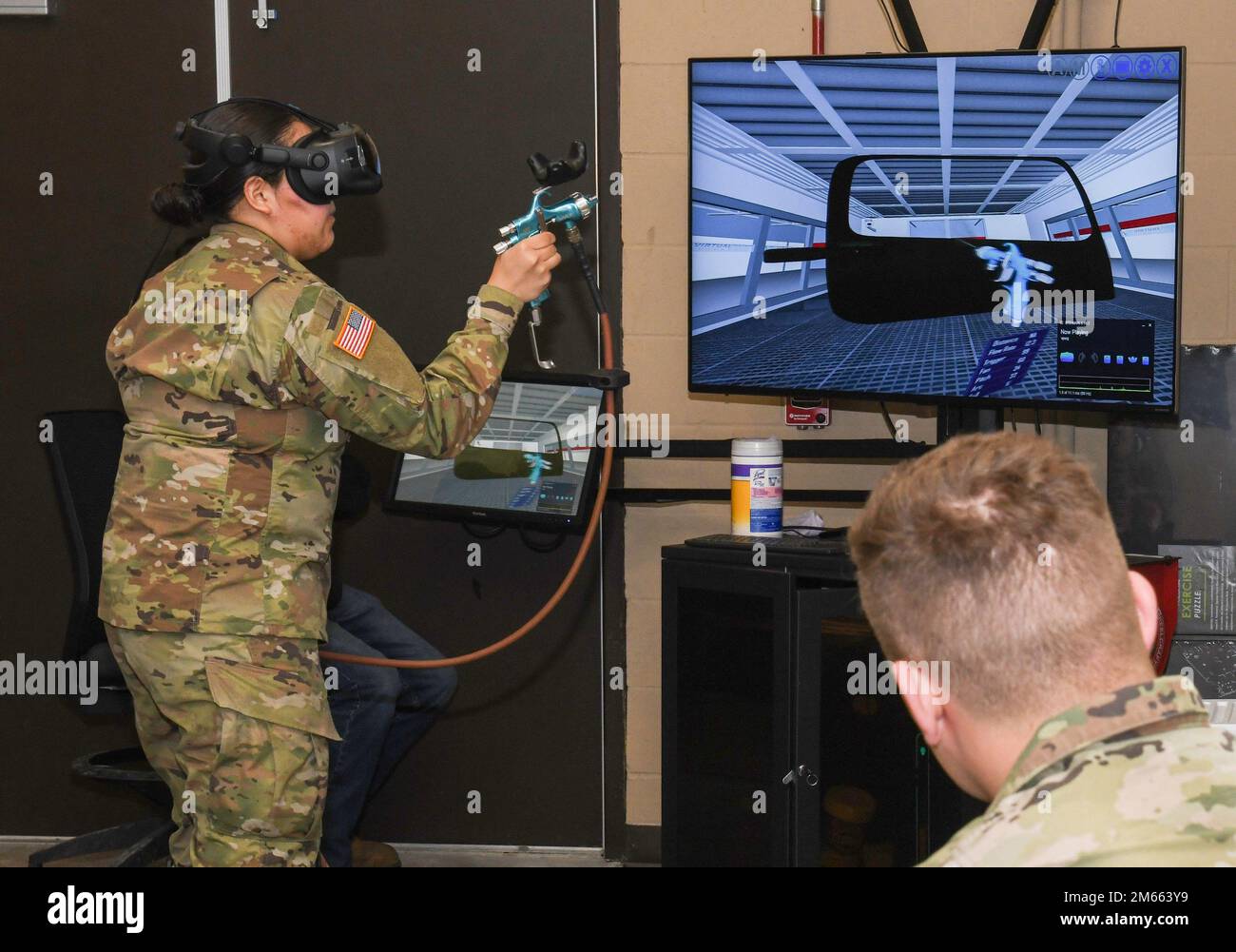 PFC Jazmine Perez, a soldier from D Co. 2/211th GSAB, Alaska Army ...