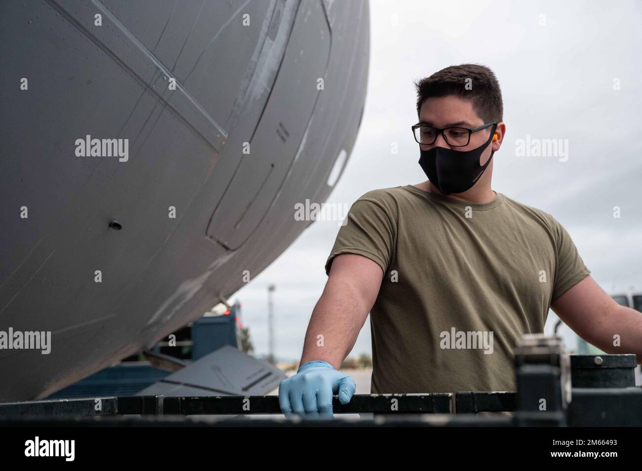 Airman 1st Class Aaron Travers, 728th Air Mobility Squadron aircraft ...