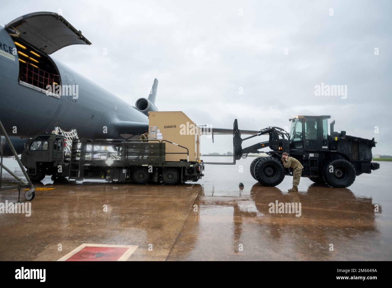 Airman 1st Class Aaron Travers, 728th Air Mobility Squadron aircraft ...