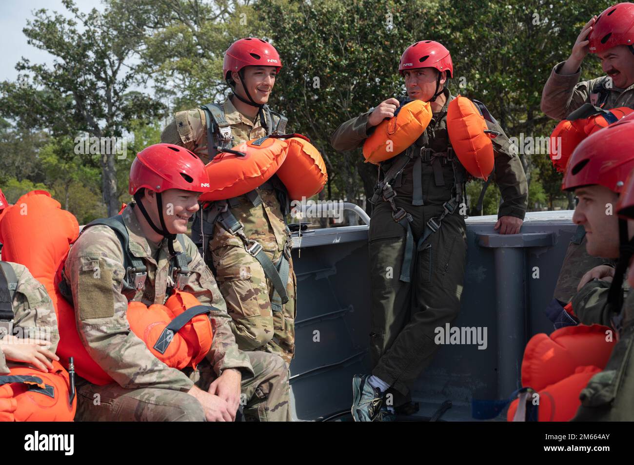 Air Commandos participate in Parachute Water Survival Training led by ...