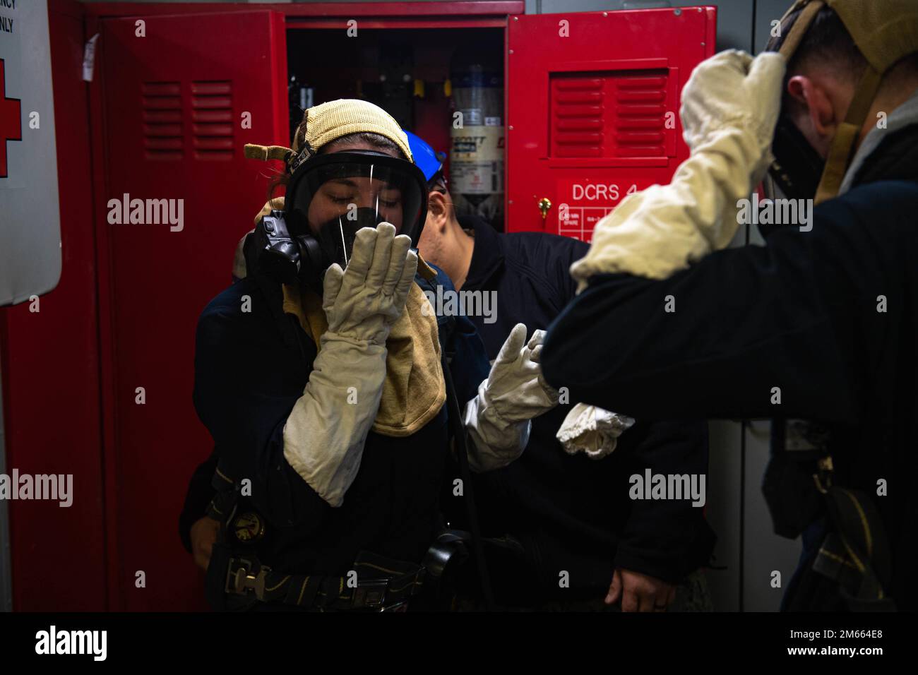 SASEBO, Japan (April 5, 2022) Seaman Madison Maresca, from Roxbury, N.J ...