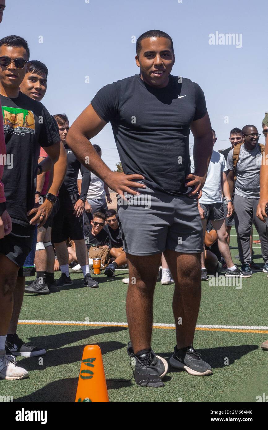 U.S. Marine Corps Lance Cpl. Isaiah Love, a student with Air Control ...