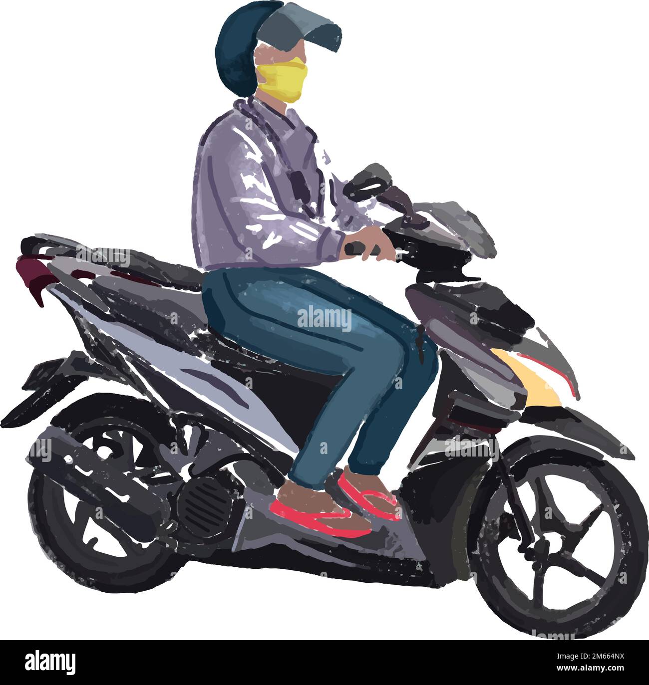 Bali biker Stock Vector Images - Alamy